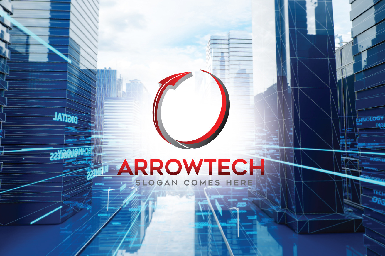Arrowtech Logo Template #124267 - TemplateMonster
