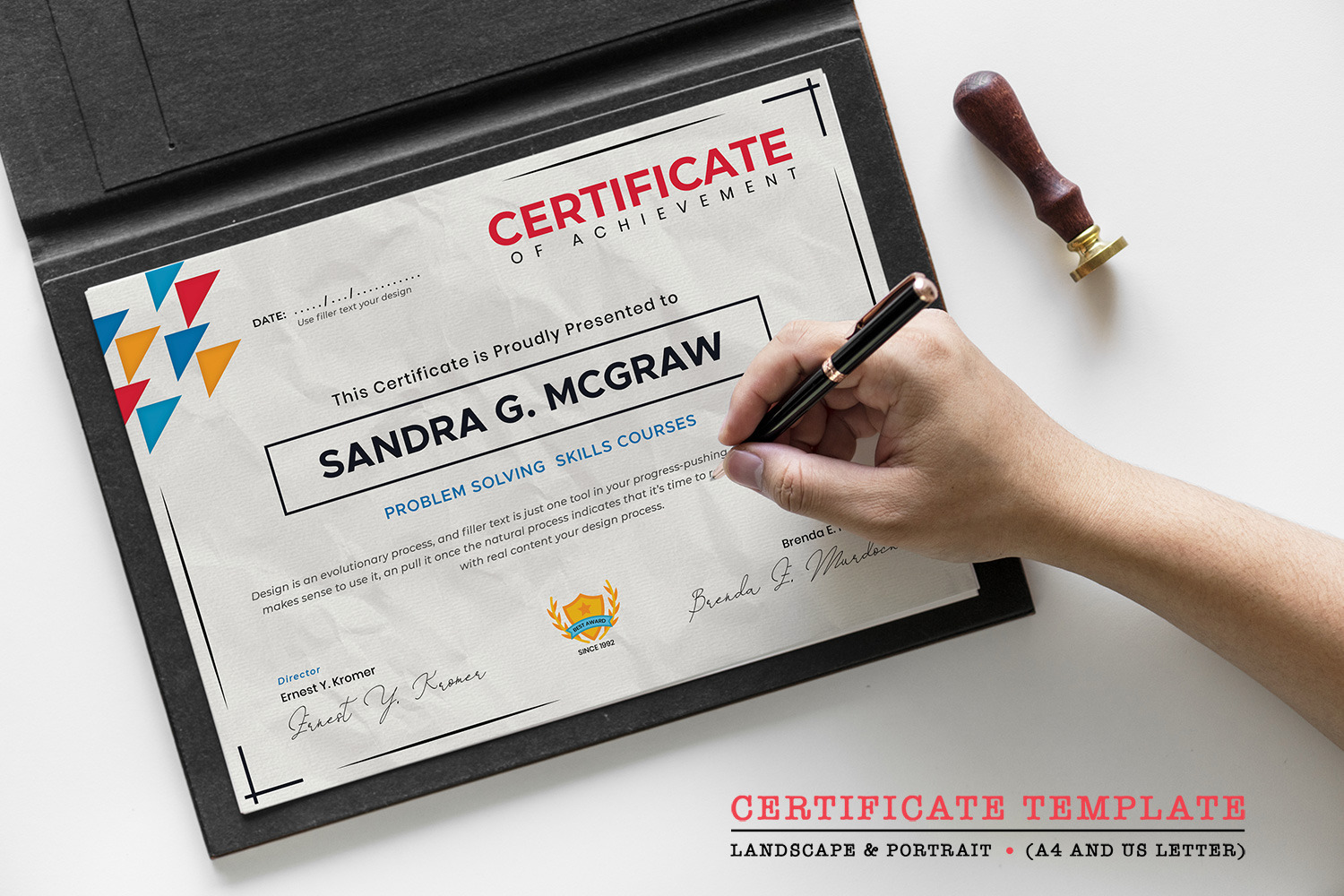 Course Complete Certificate Template - TemplateMonster