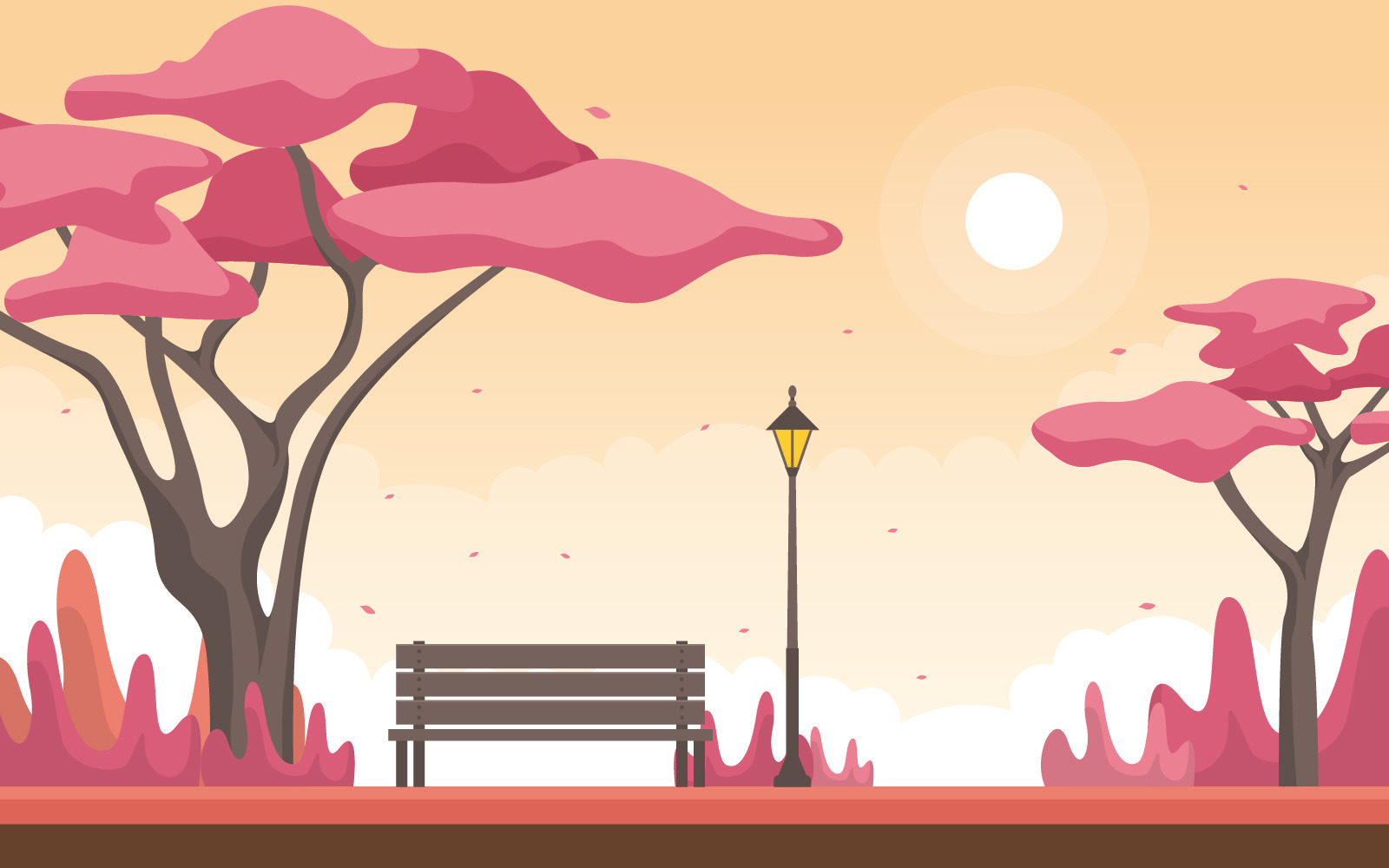 Fall Spring Japan - Illustration #137722 - TemplateMonster