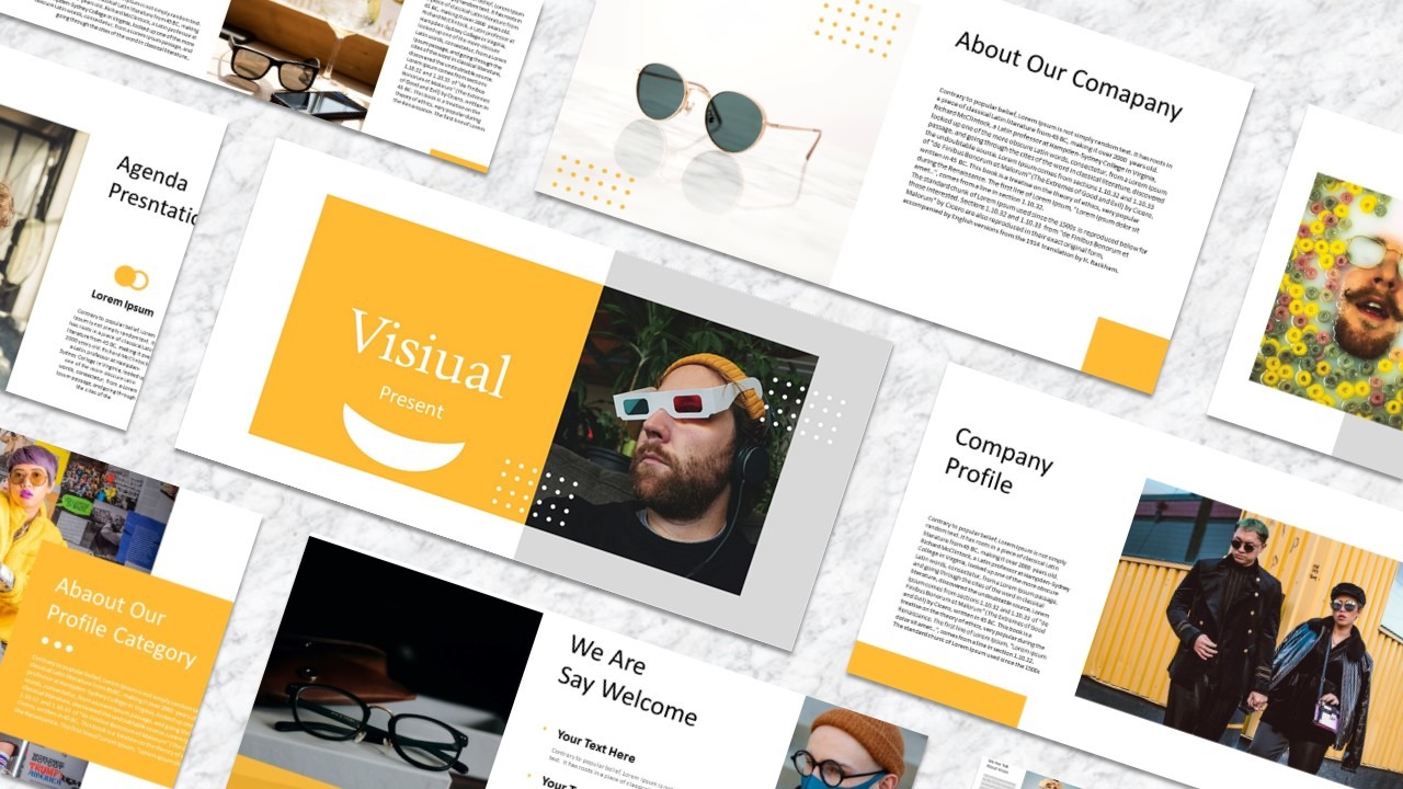 Visual Google Slides #139855 - TemplateMonster