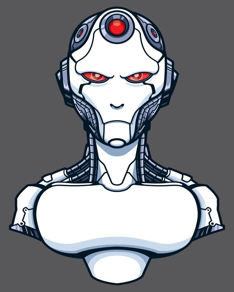 Artificial Intelligence Evil - Illustration - TemplateMonster