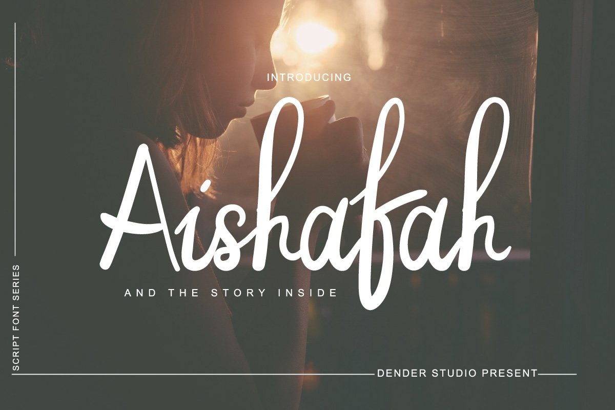 Aishafah Font #145642 - TemplateMonster