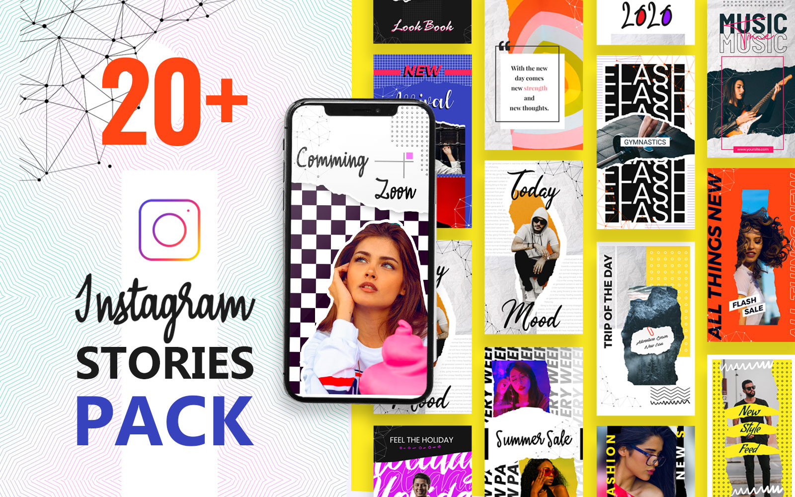 Instagram Stories Social Media Template - TemplateMonster
