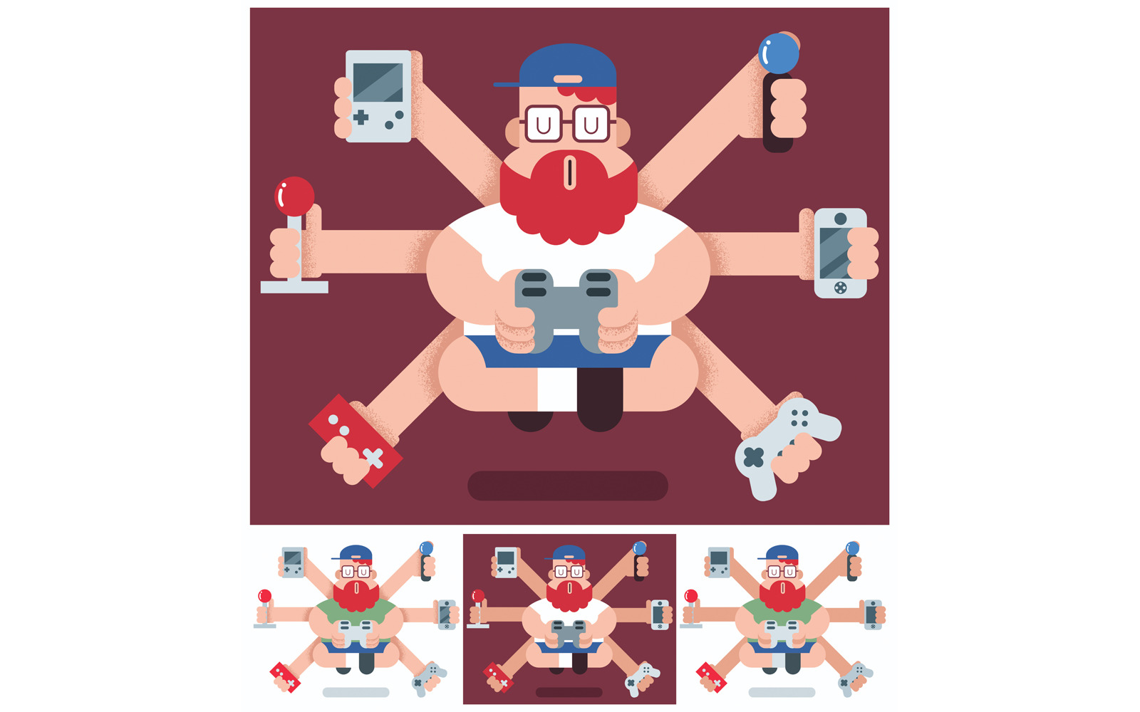 Jeux vidéo - Illustration #148363 - TemplateMonster