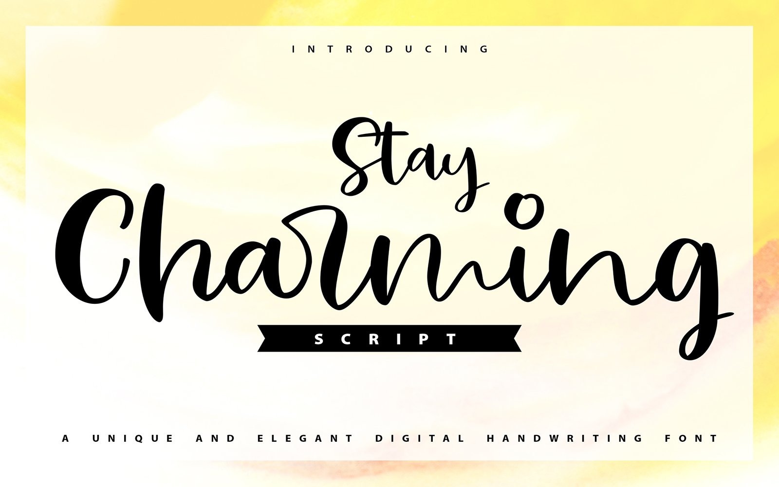 Stay Charming | Script Handwriting Font - TemplateMonster