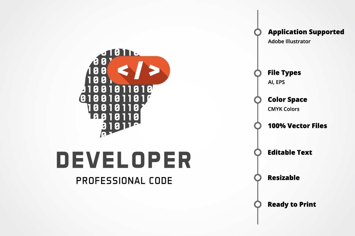 Modelo de logotipo do desenvolvedor #149611 - TemplateMonster