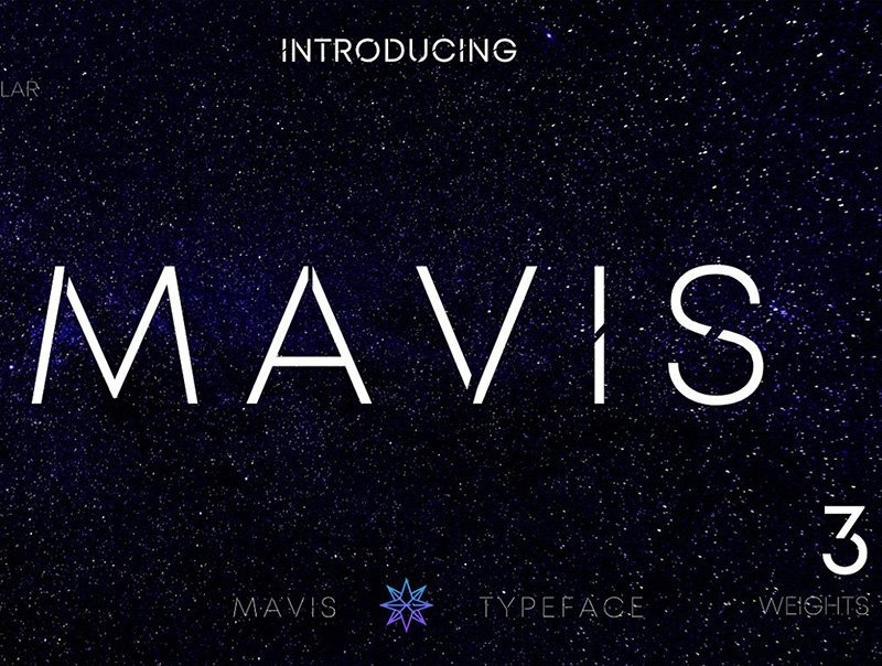 MAVIS SANS - FUTURISTIC TYPEFACE Font - TemplateMonster