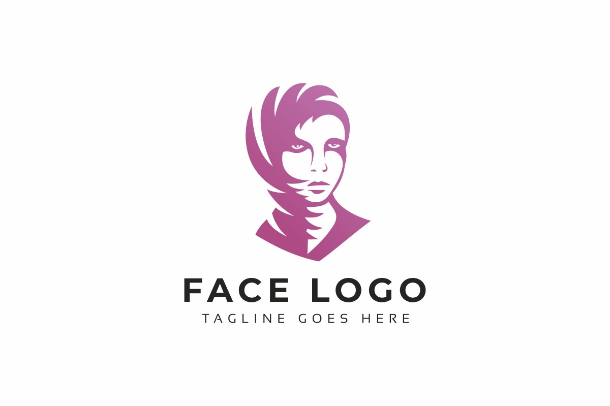 Face Logo Template #151399 - TemplateMonster