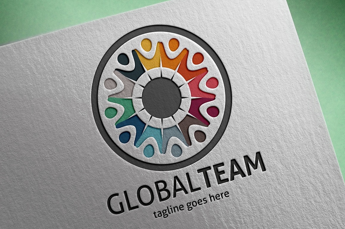 Global Team Logo Template #151959 - TemplateMonster