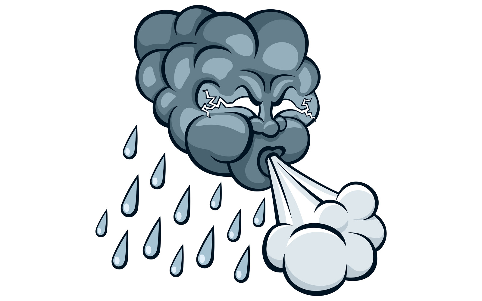 Storm Cloud - Illustration #152029 - TemplateMonster