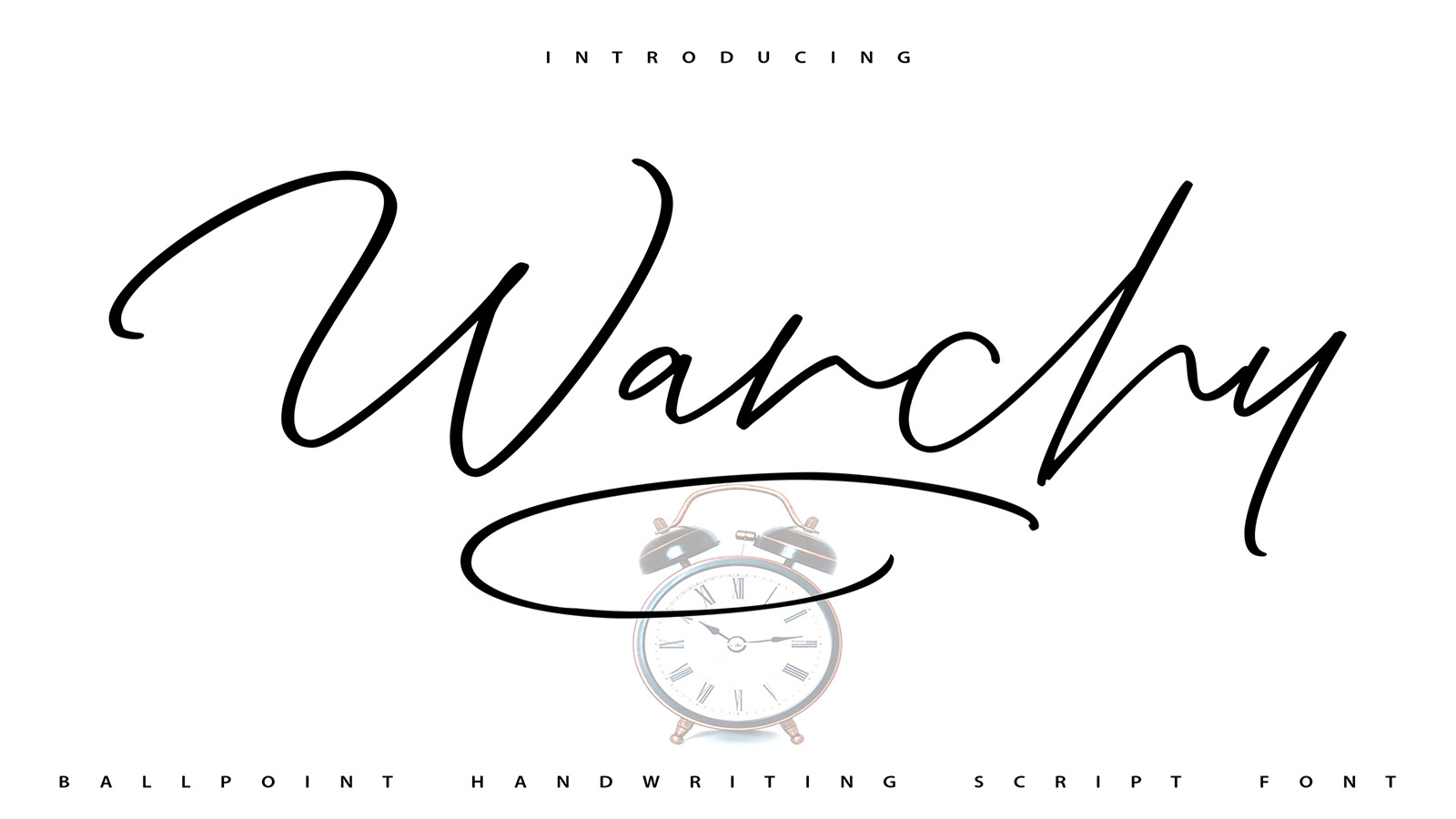 Wanchy | Ballpoint Handwriting Cursive Font - TemplateMonster