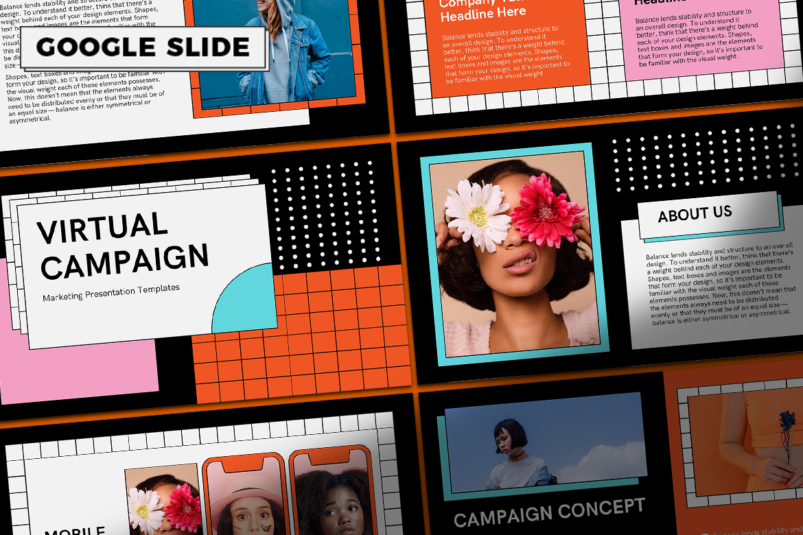 Virtual Campaign Presentation Google Slides - TemplateMonster