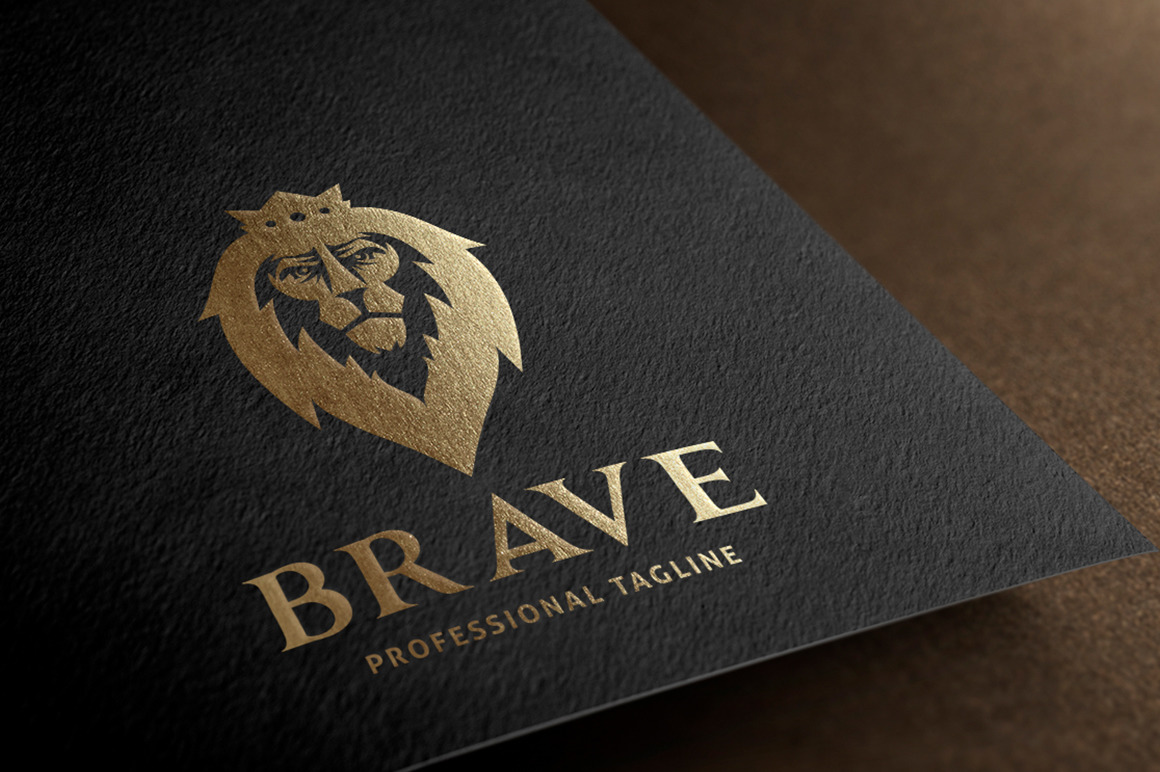 Brave Lion Logo Template #153902 - TemplateMonster