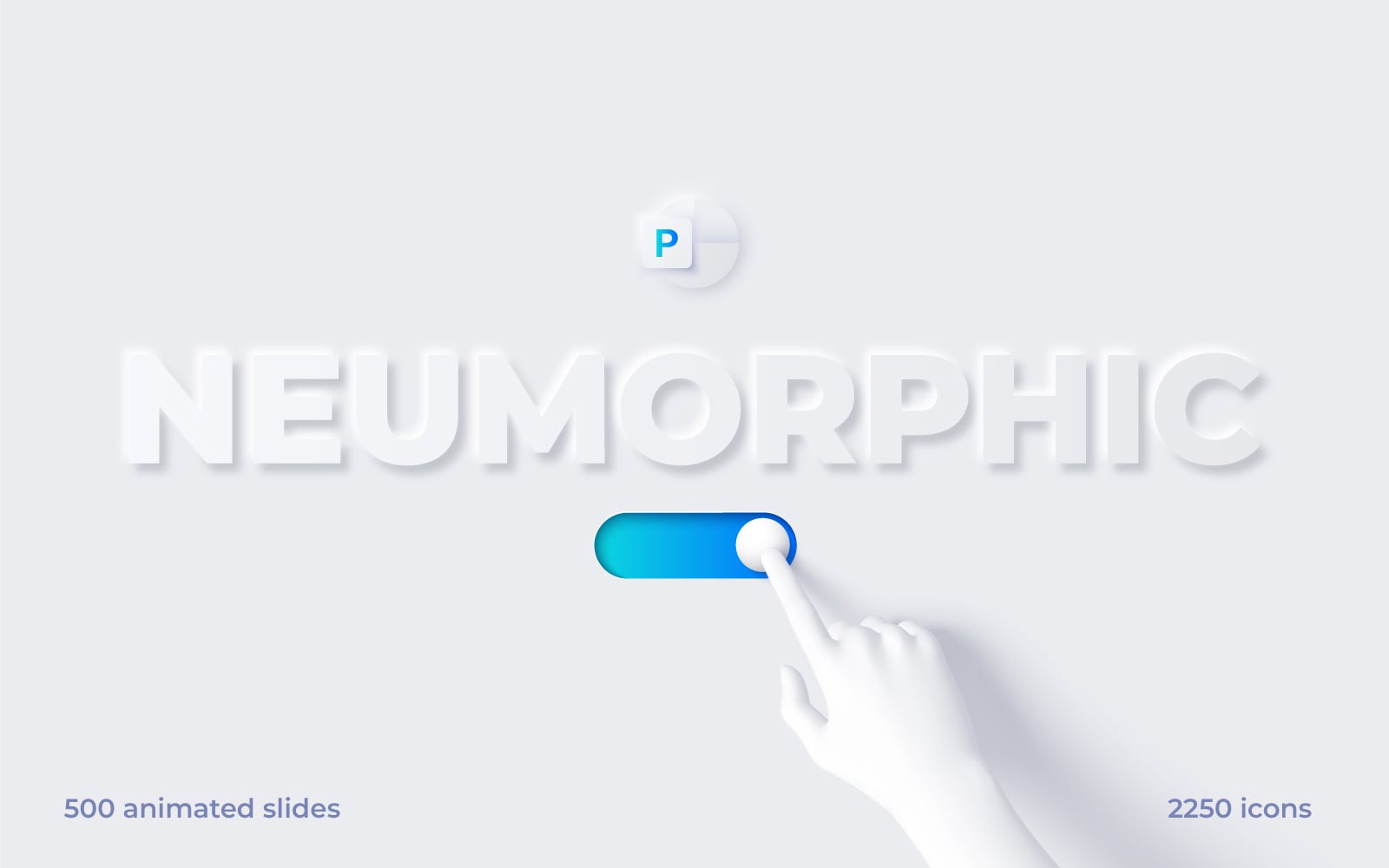 Neumorphic Presentation PowerPoint template