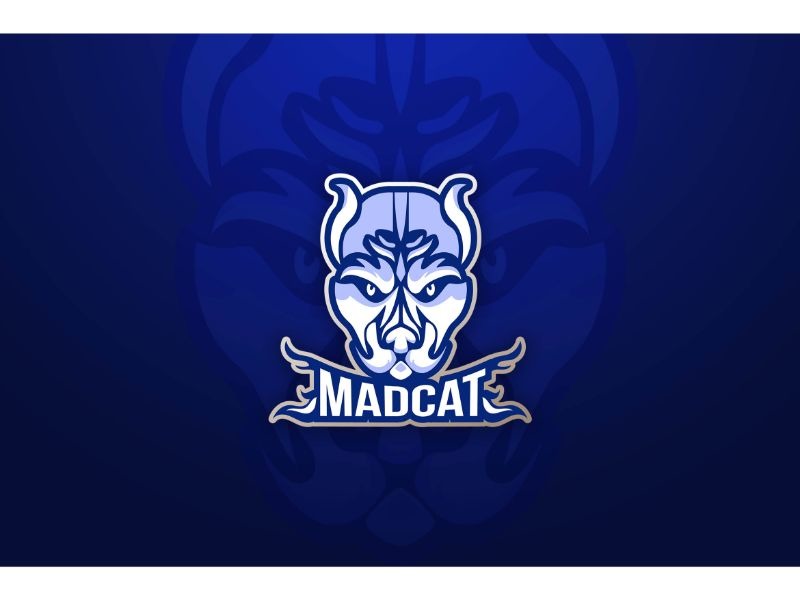 Esport Madcat Logo Template #155161 - TemplateMonster