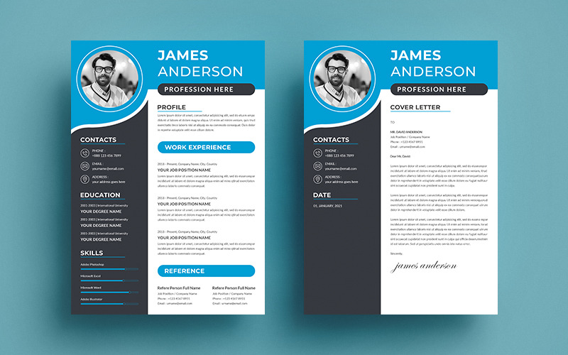 Professional James Anderson Resume Template