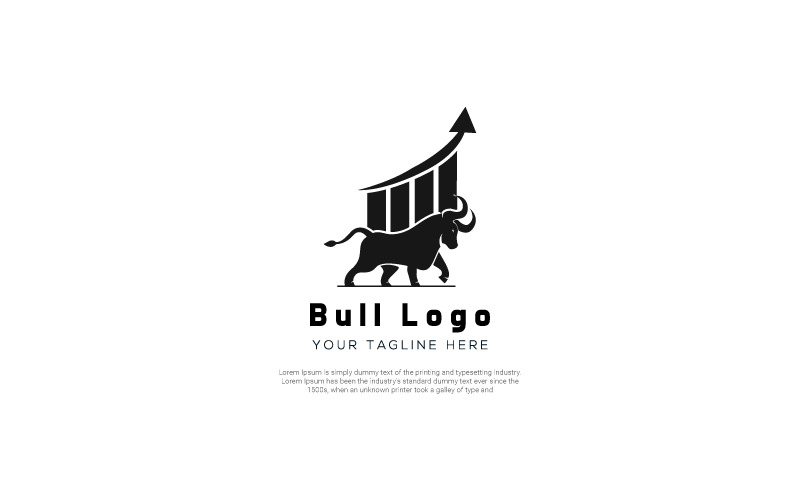 Bull Company Logo Template #156437 - TemplateMonster
