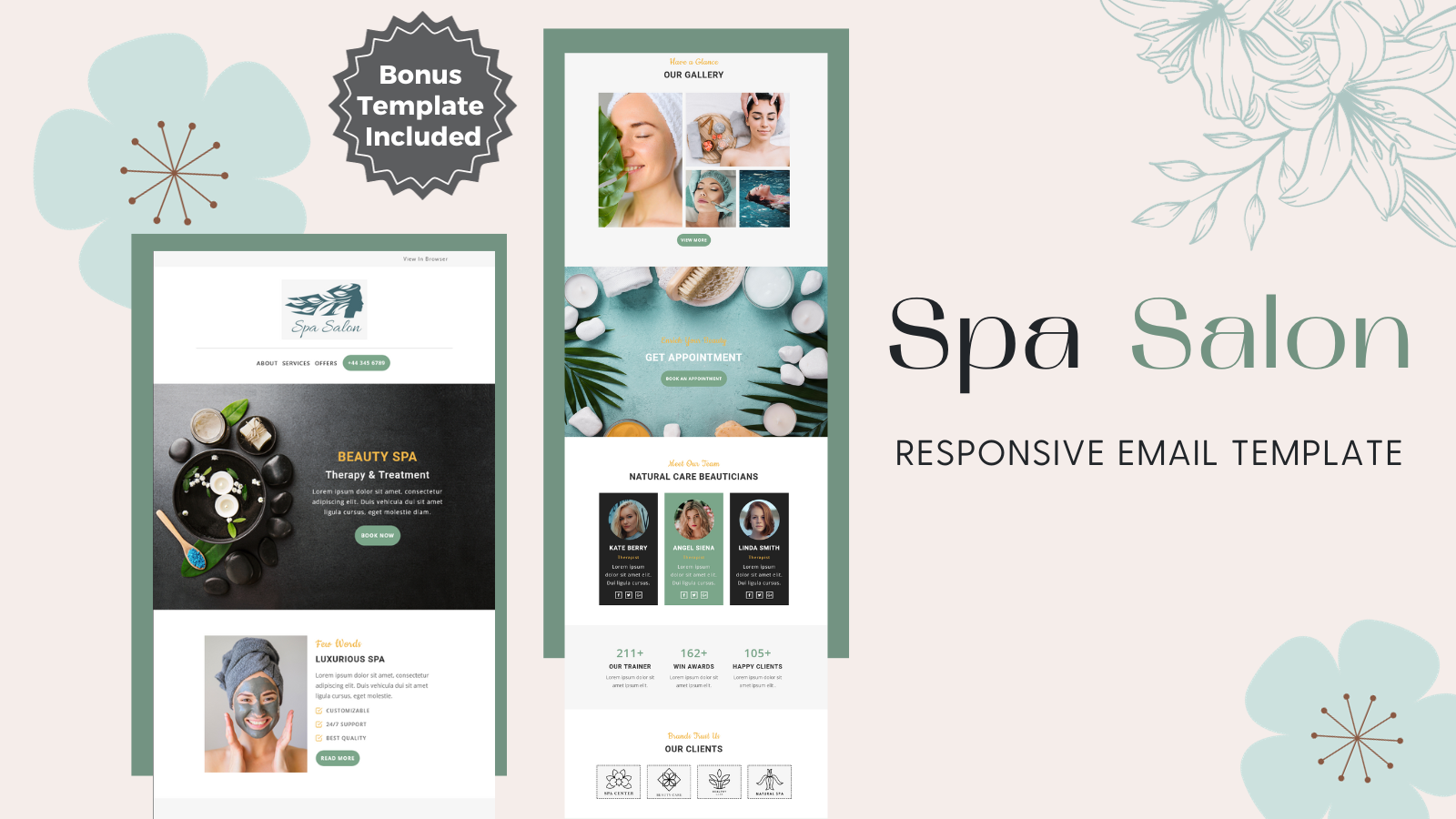 Spa Salon Newsletter Template #156695 - TemplateMonster