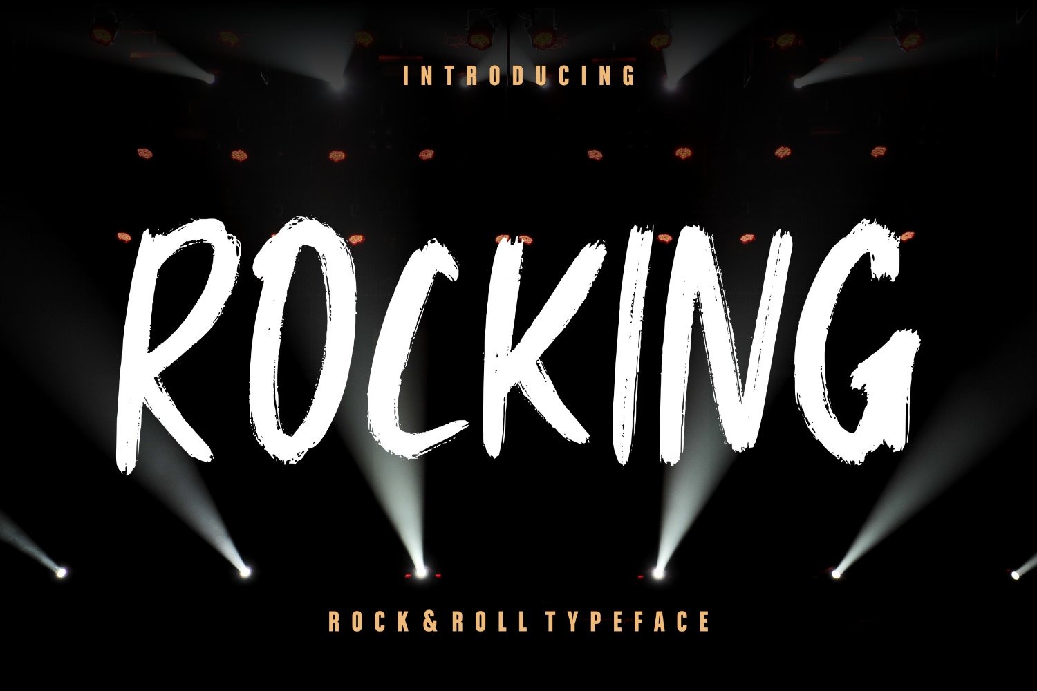 Rocking Rock & Roll Typeface Font - TemplateMonster