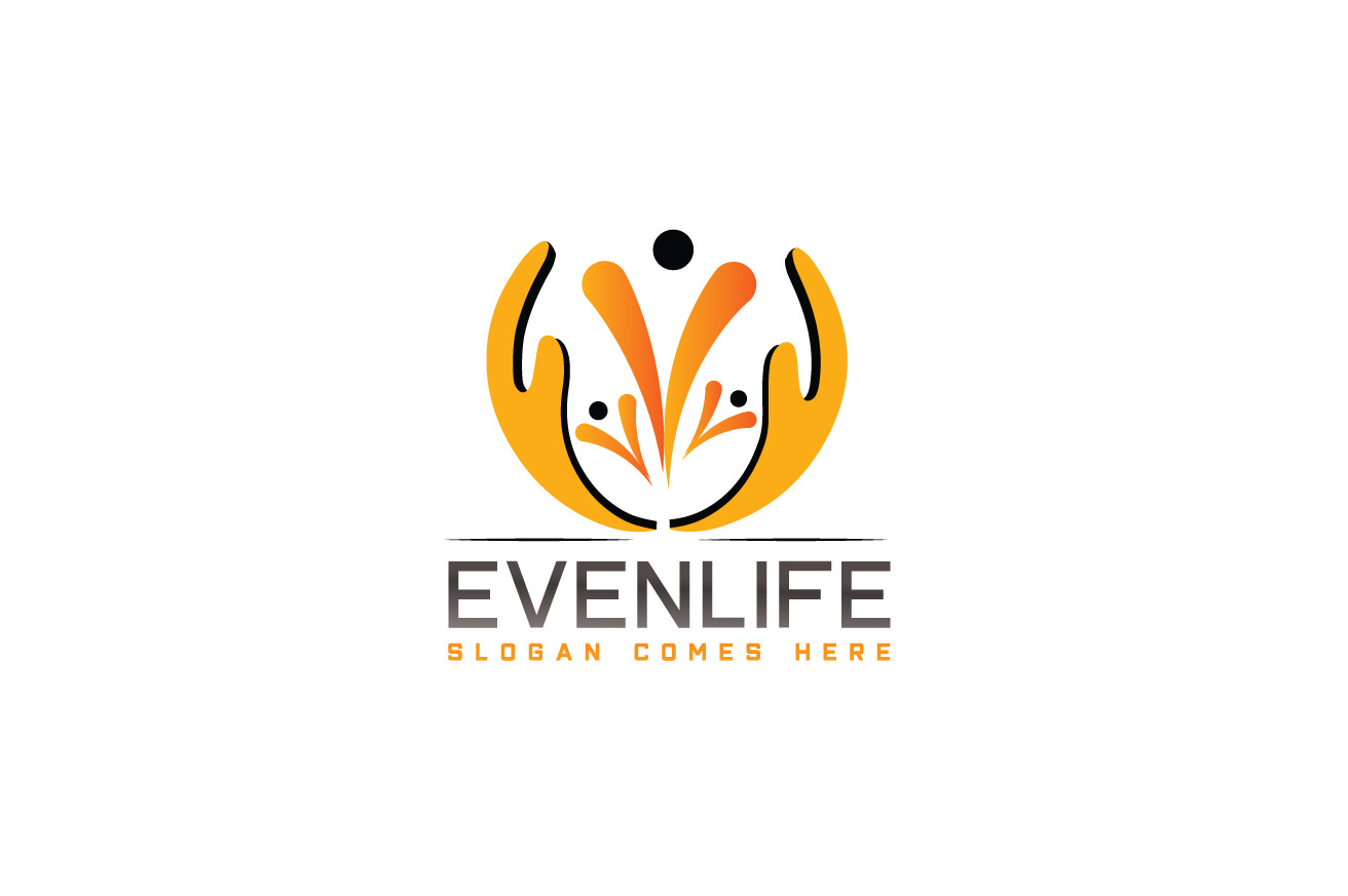 Evenlife Logo Template #158046 - TemplateMonster