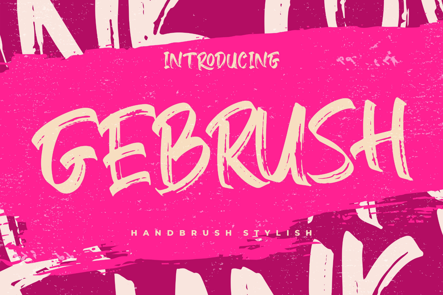 Gebrush Handbrush Stylish Font #158317 - TemplateMonster