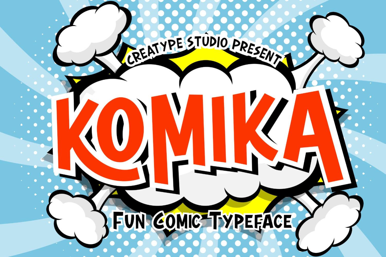 Komika Fun Comic Typeface Font #158331 - TemplateMonster
