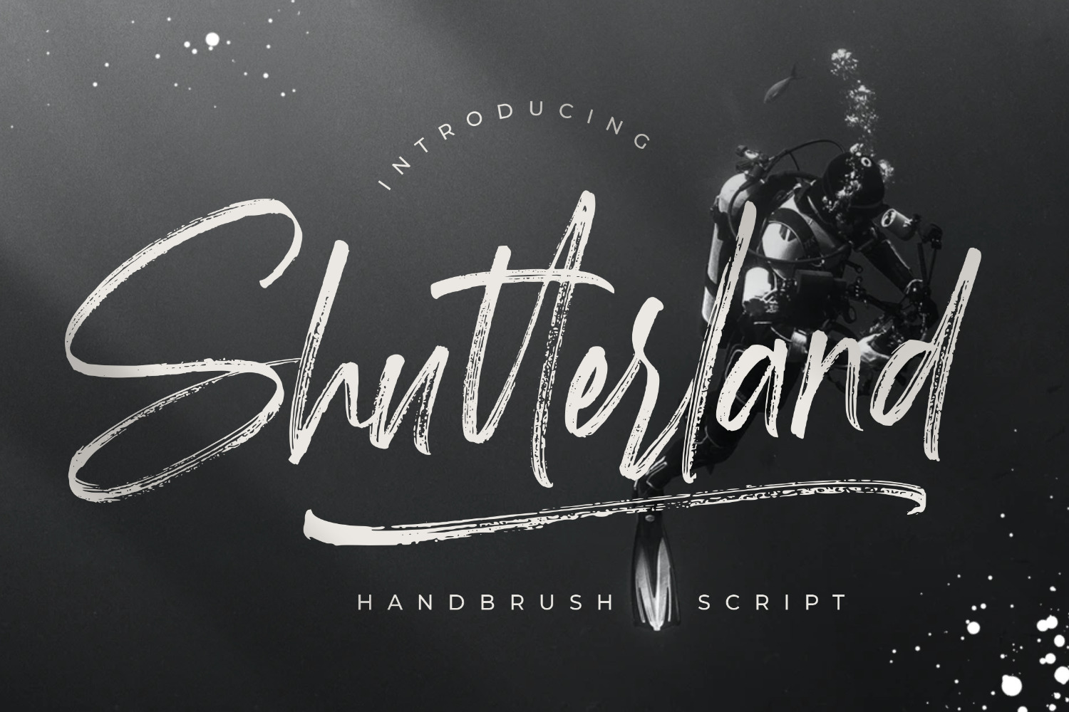 Shutterland Handbrush Cursive Font #158344 - TemplateMonster
