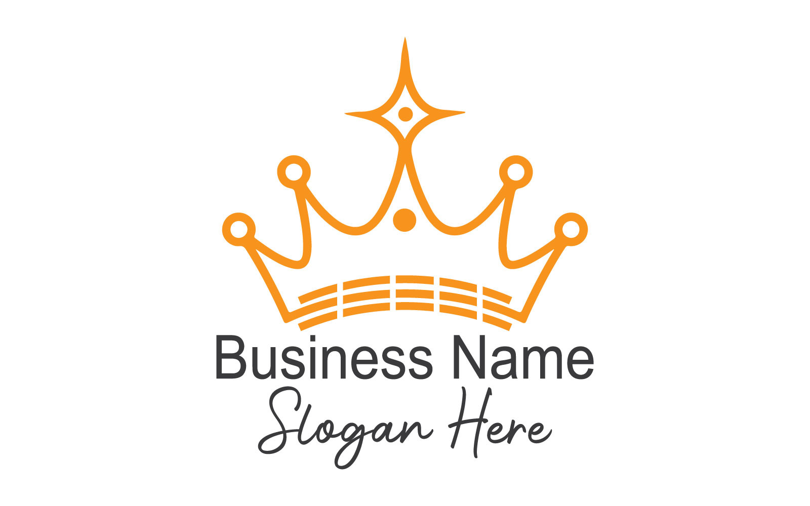 Crown Minimal Logo Template #158696 - TemplateMonster