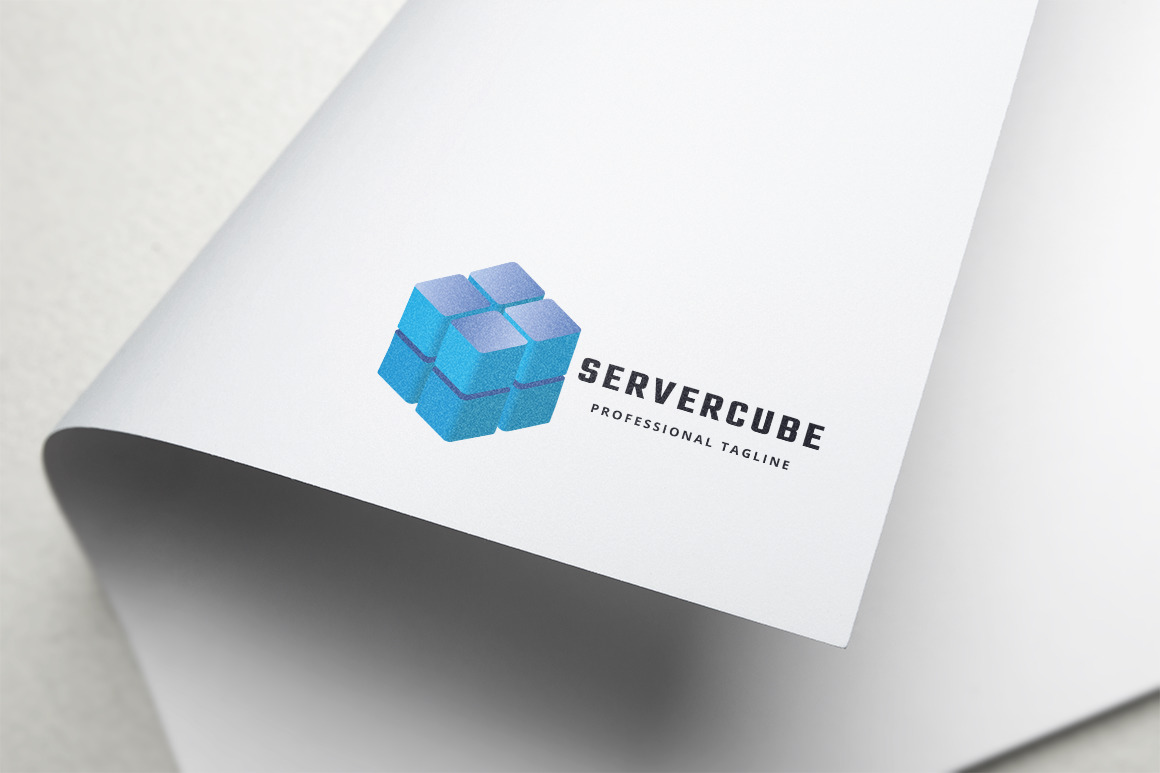 Server Cube Logo Template #159903 - TemplateMonster
