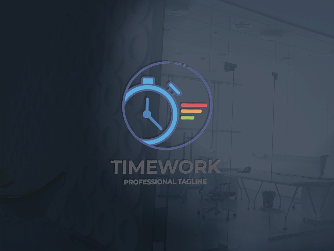 Time Work Logo Template #160399 - TemplateMonster