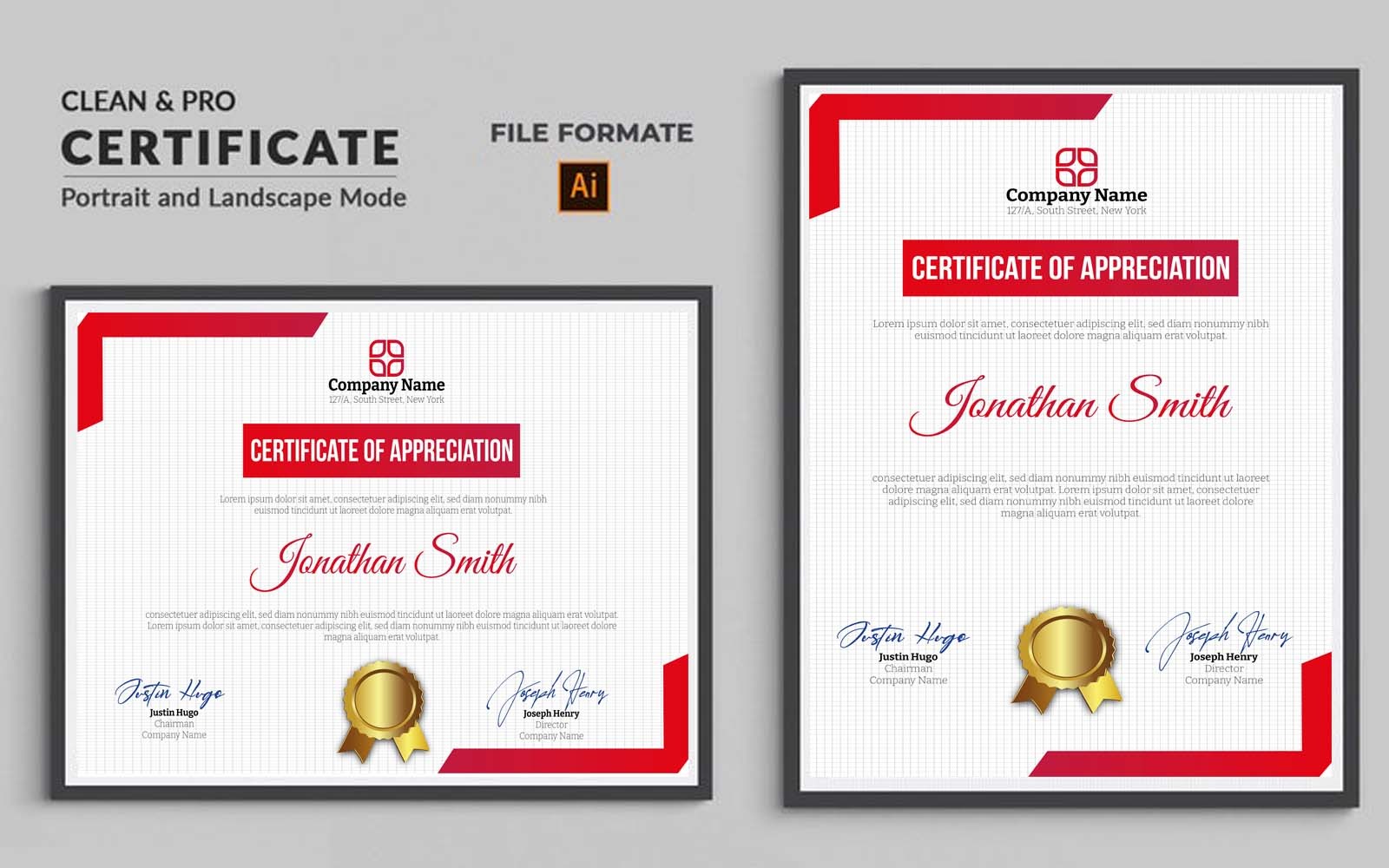 Corporate and Modern Certificate Template - TemplateMonster Corporate and Modern Certificate Template - TemplateMonster