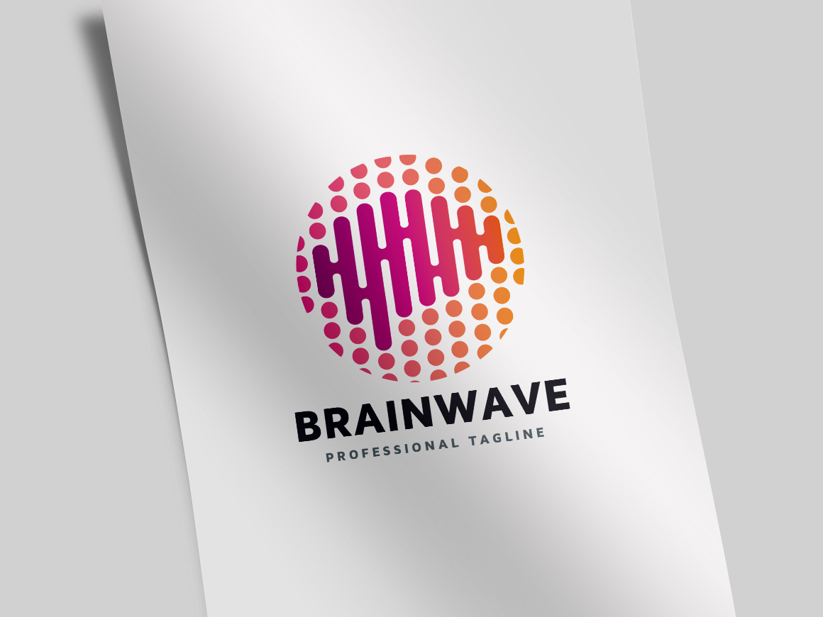 Brain Wave Logo Template #162780 - TemplateMonster