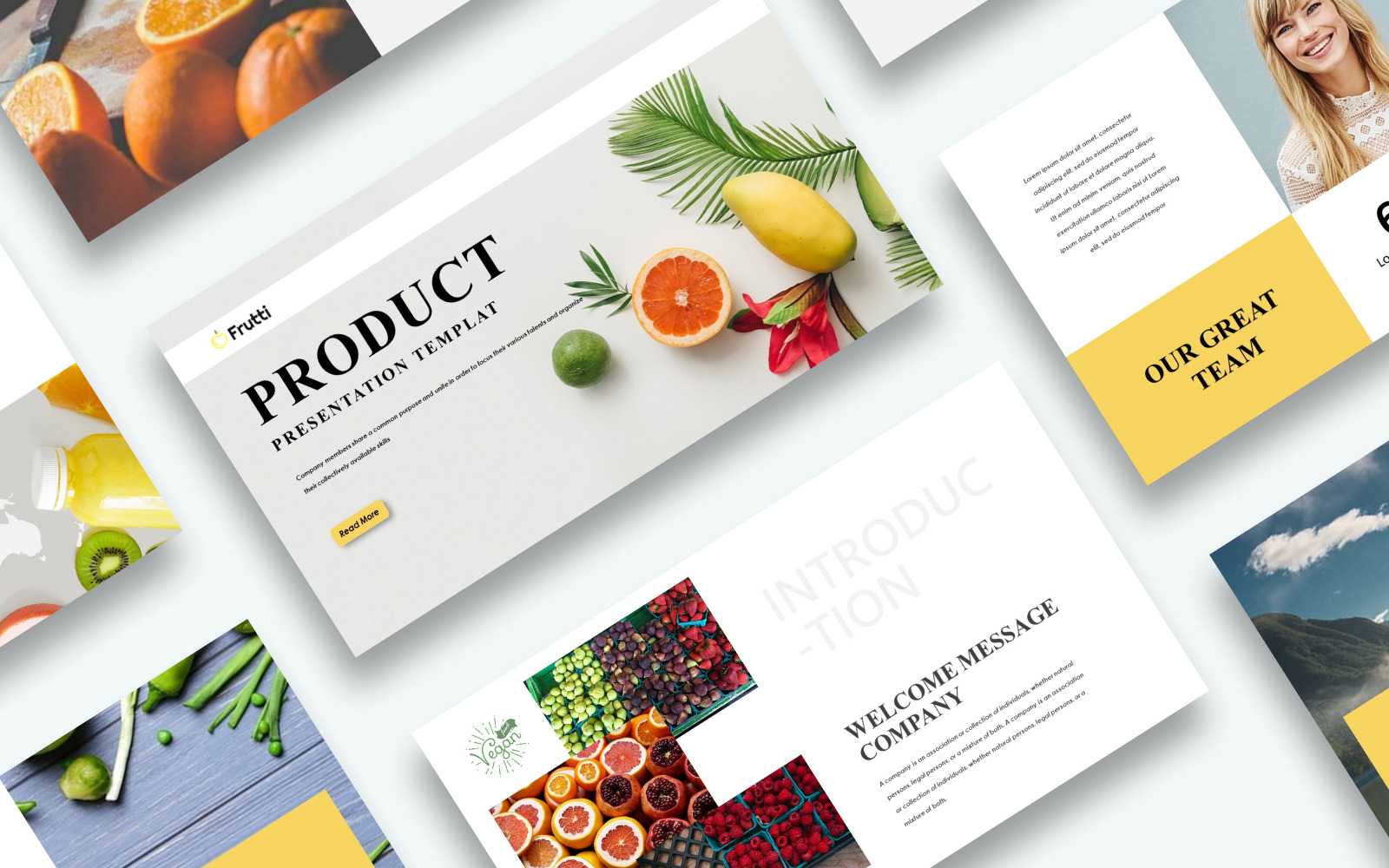 Free Product Presentation Powerpoint Template Gambaran