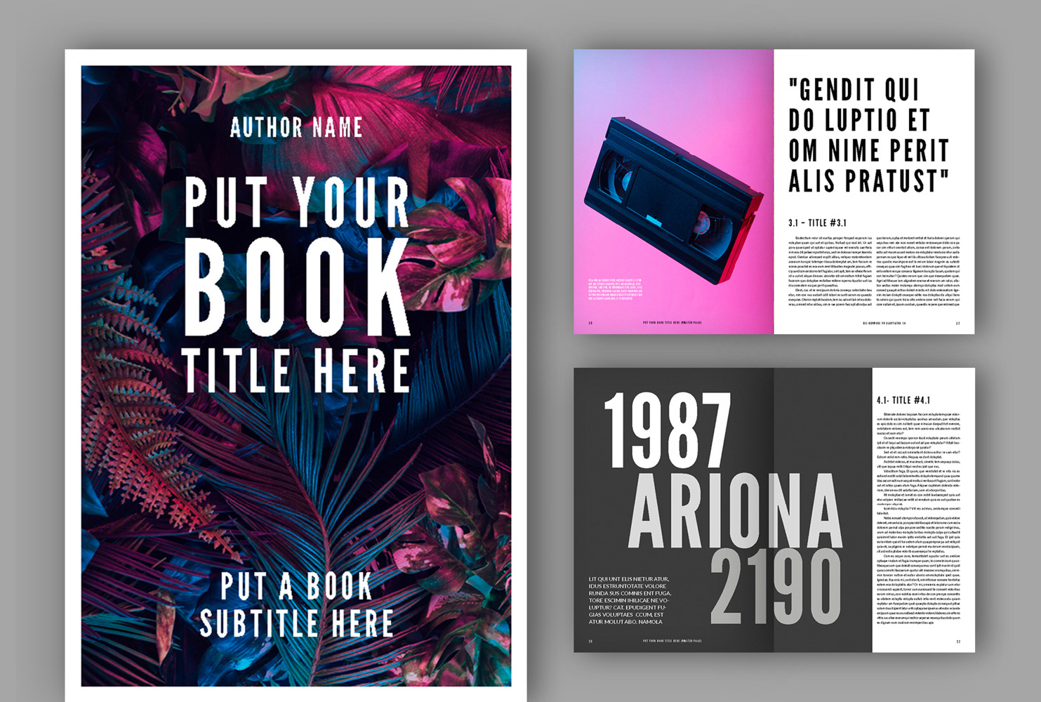 Book Layout Magazine Template #172064 - TemplateMonster