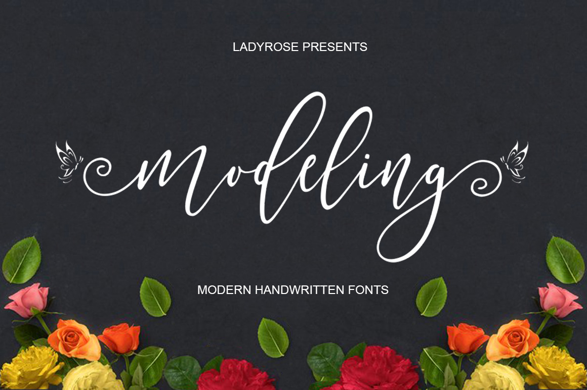 Modeling Font #172687 - TemplateMonster