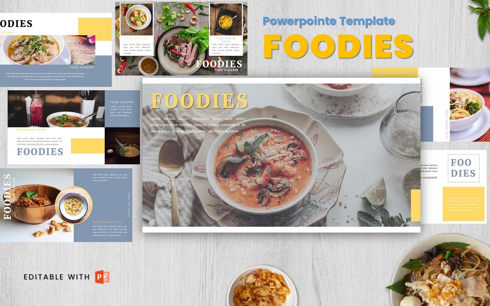 Foodies - Powerpoint Template #173287 - TemplateMonster