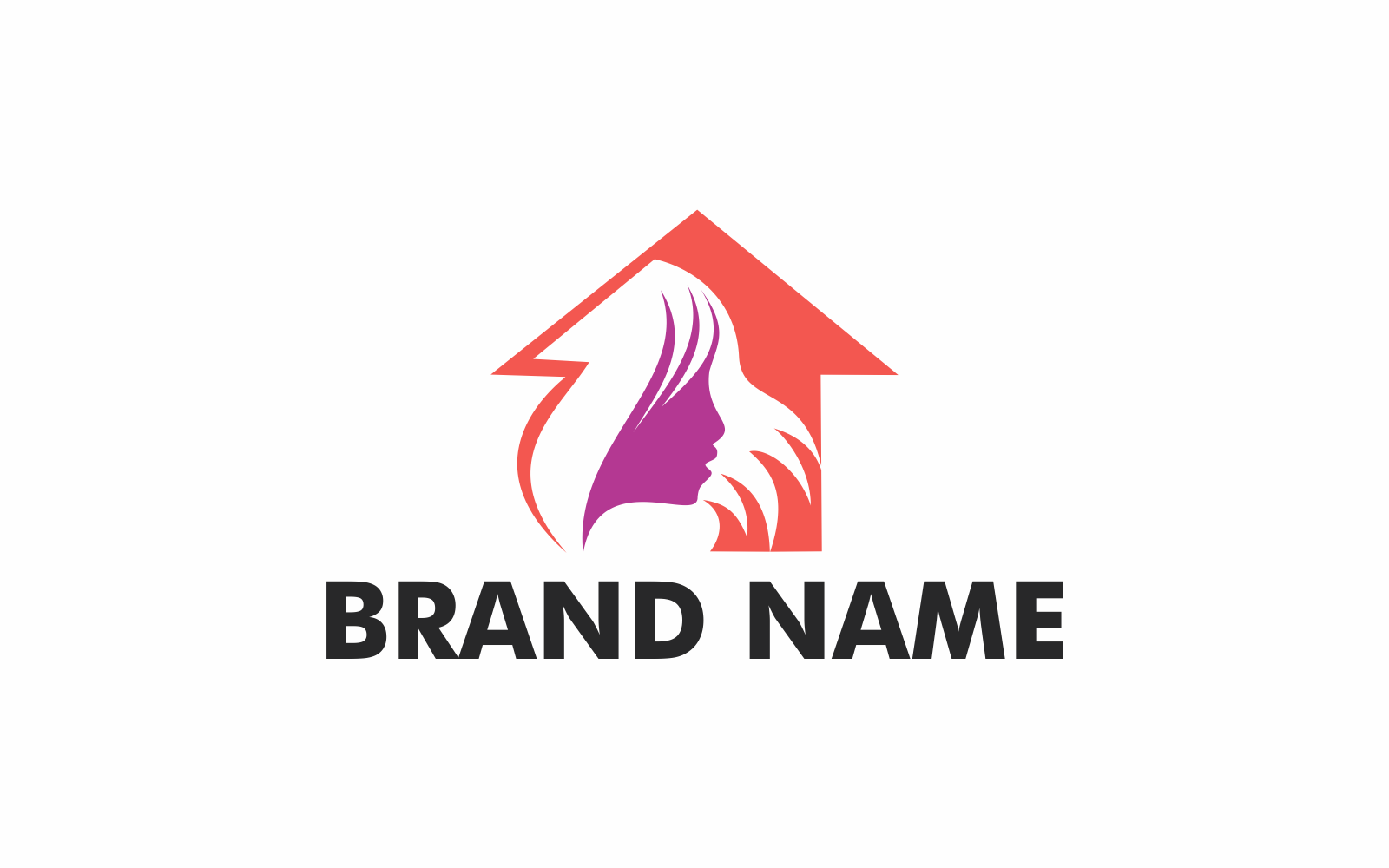 Womens And House Logo Template #175602 - TemplateMonster