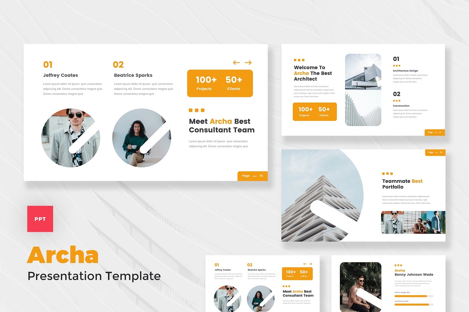 Archa - Architecture Agency PowerPoint Template