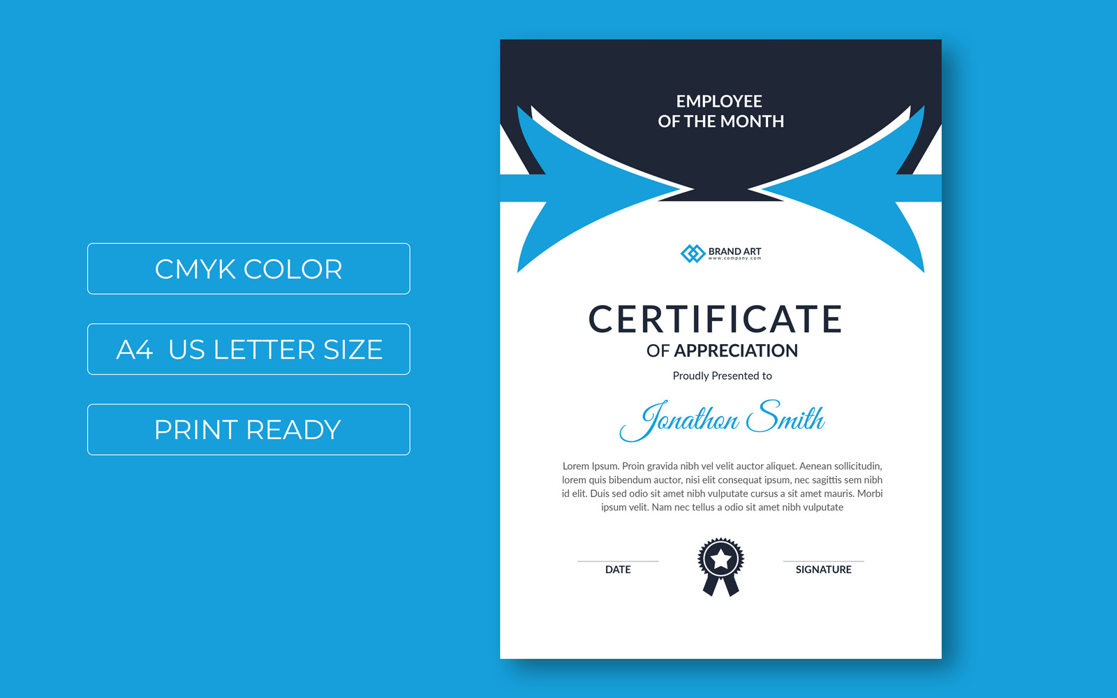 Elegant Certificate Template theme #176222 - TemplateMonster