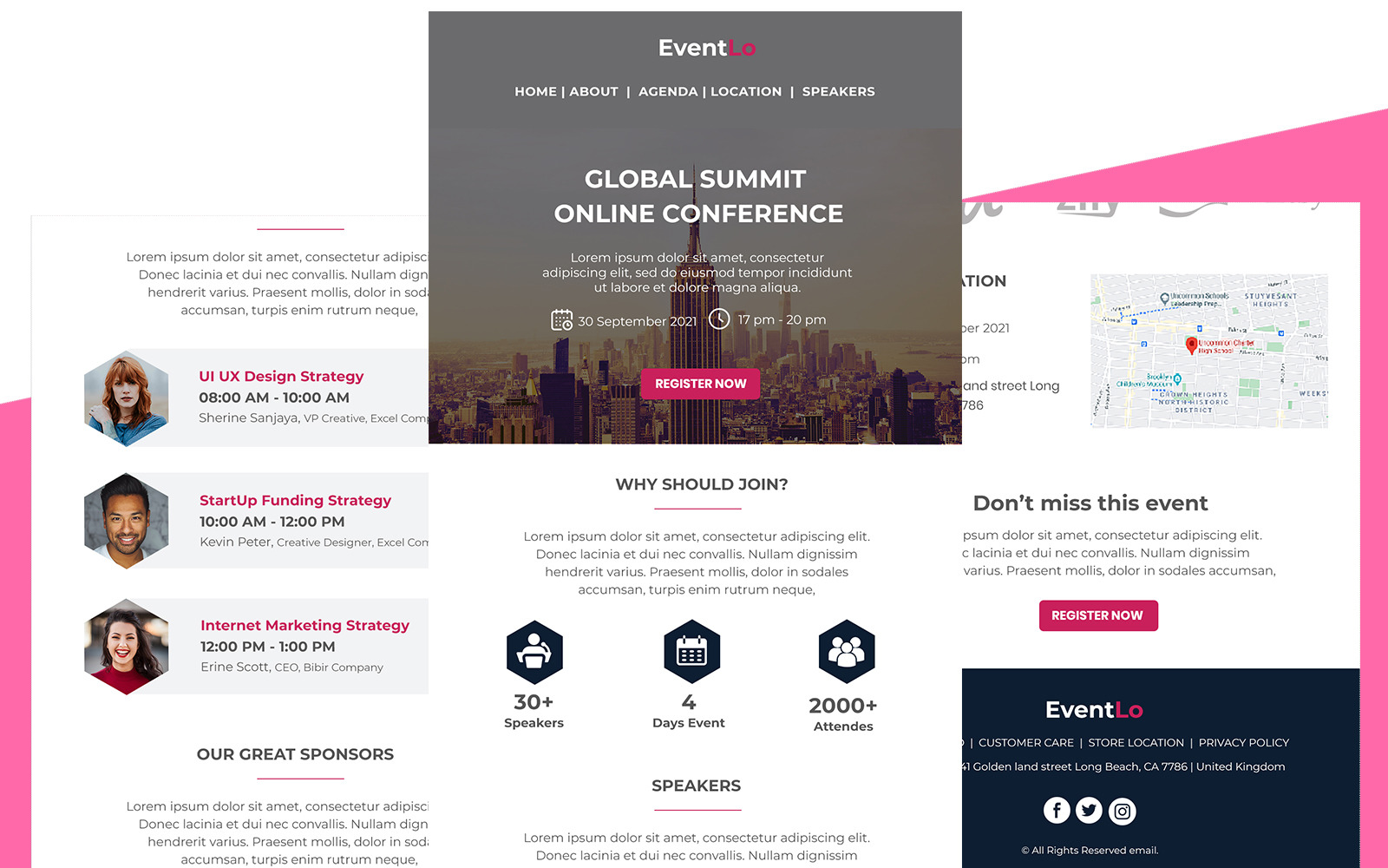 EventLo - Multipurpose Event & Conference Email Template Responsive ...