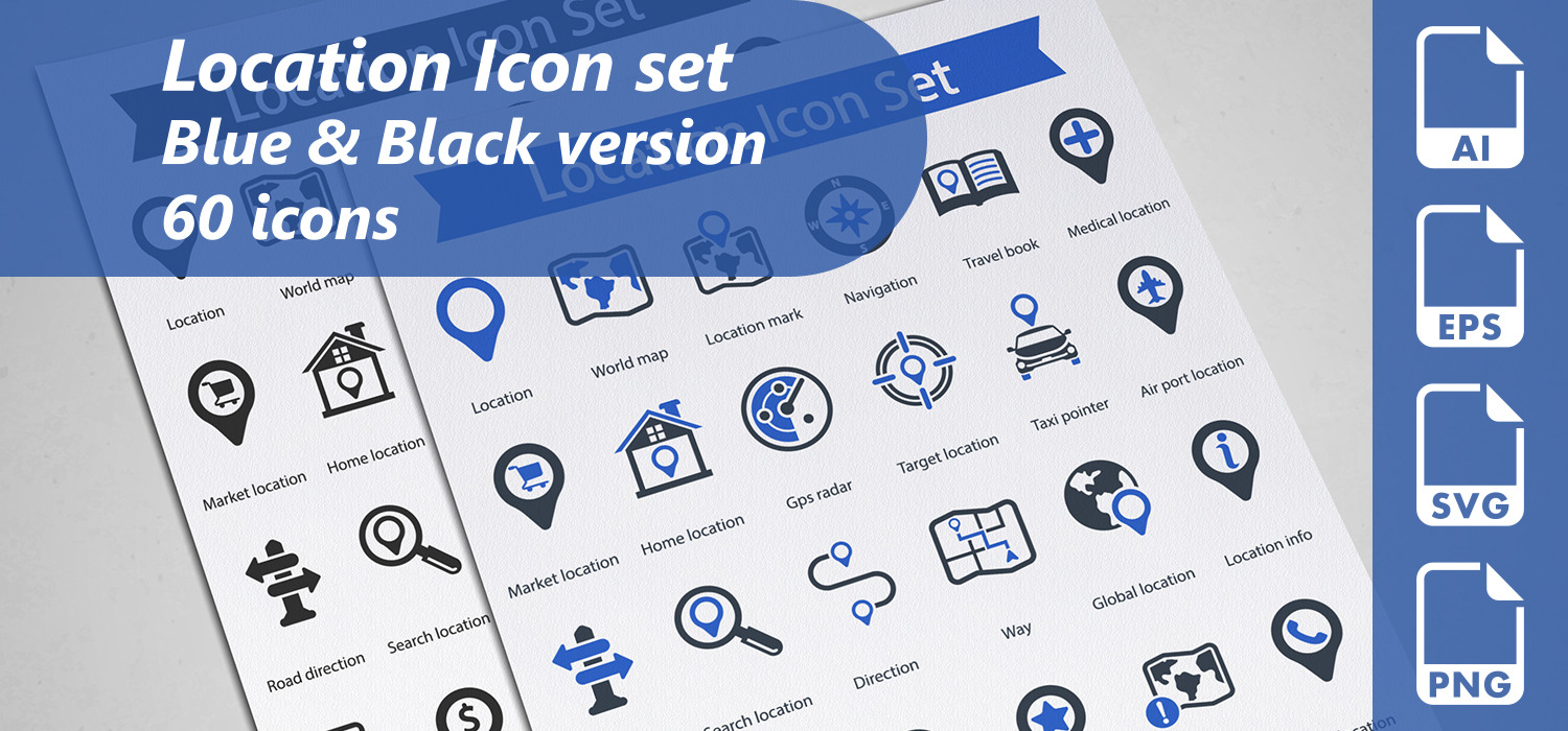 Location Iconset template #179274 - TemplateMonster