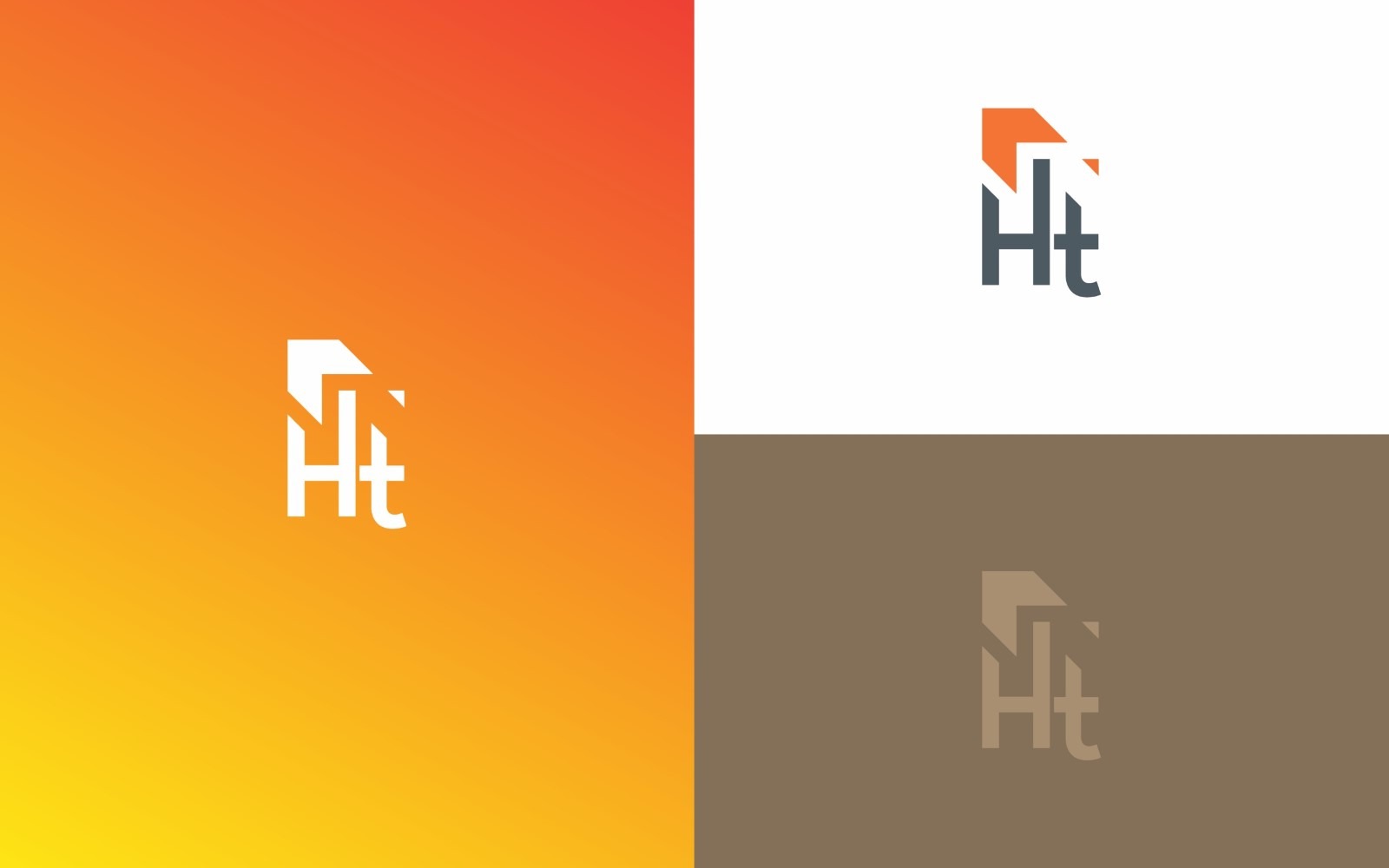 Creative HT Logo symbol Design Template - TemplateMonster