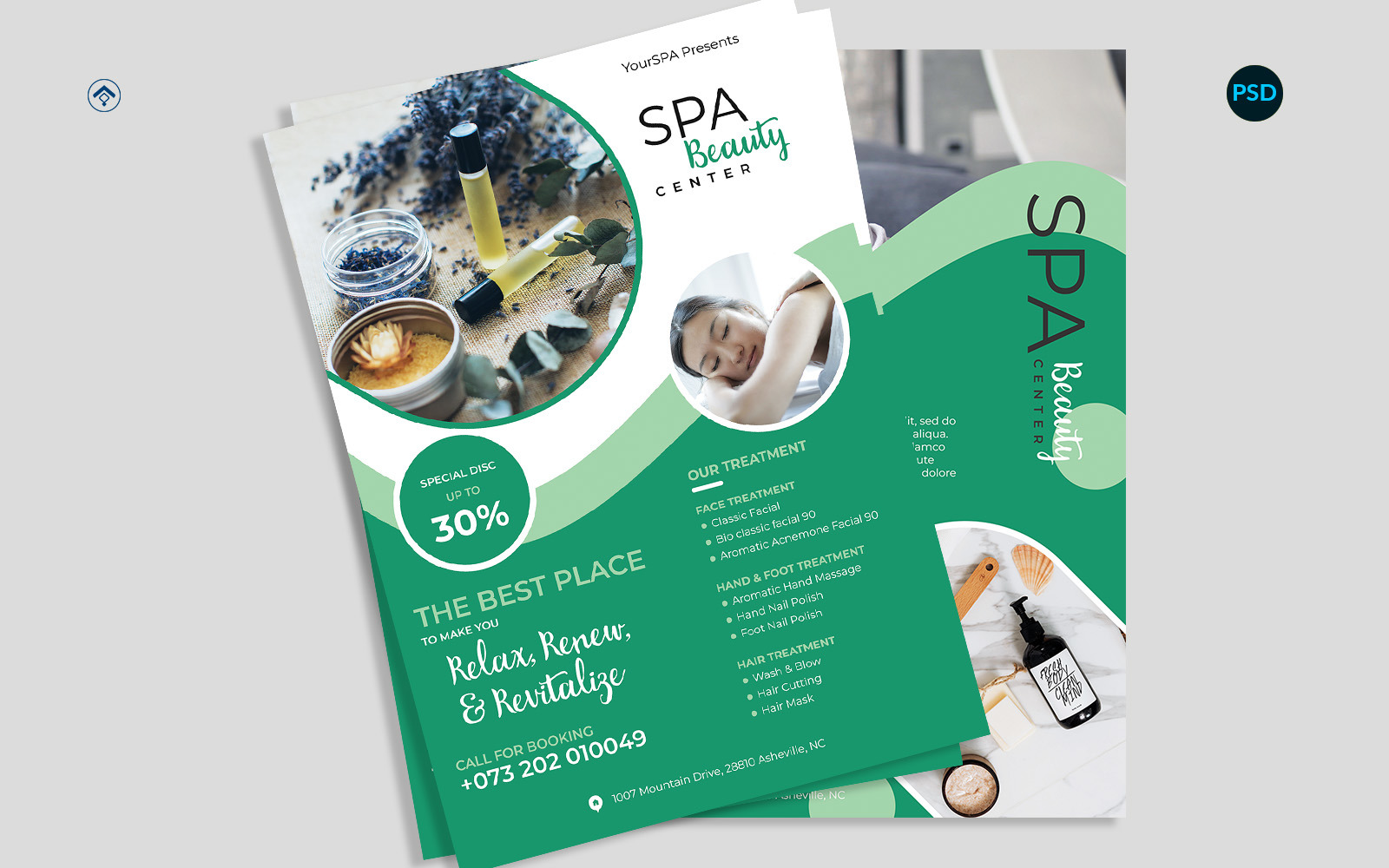 Spa Promotion Flyer V2 #179430 - TemplateMonster