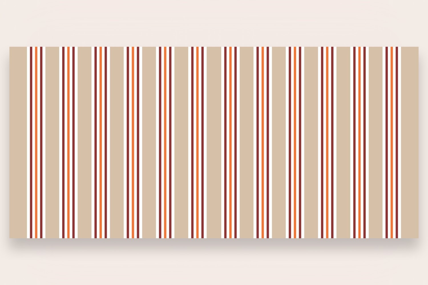 Ornament Pattern Suntan & Chocolate Background