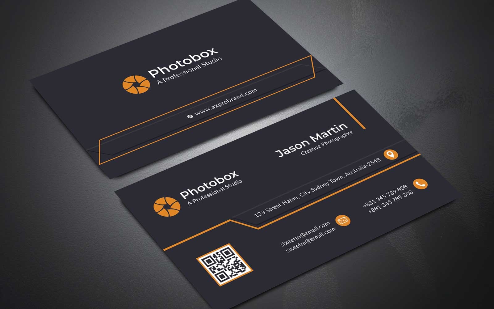 Business Card studio-1 #181742 - TemplateMonster