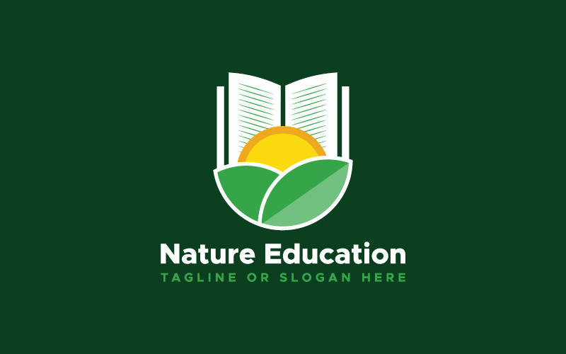 Nature Education Logo Template #183352 - TemplateMonster