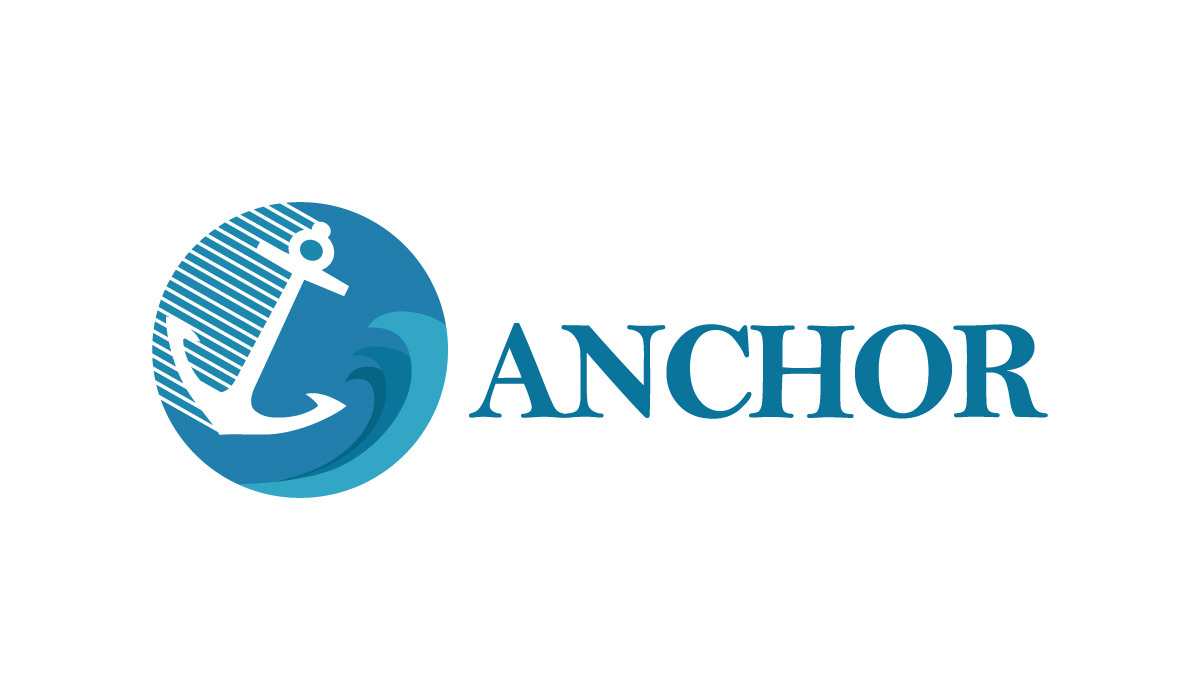 Blue Anchor Logo Template #183755 - TemplateMonster