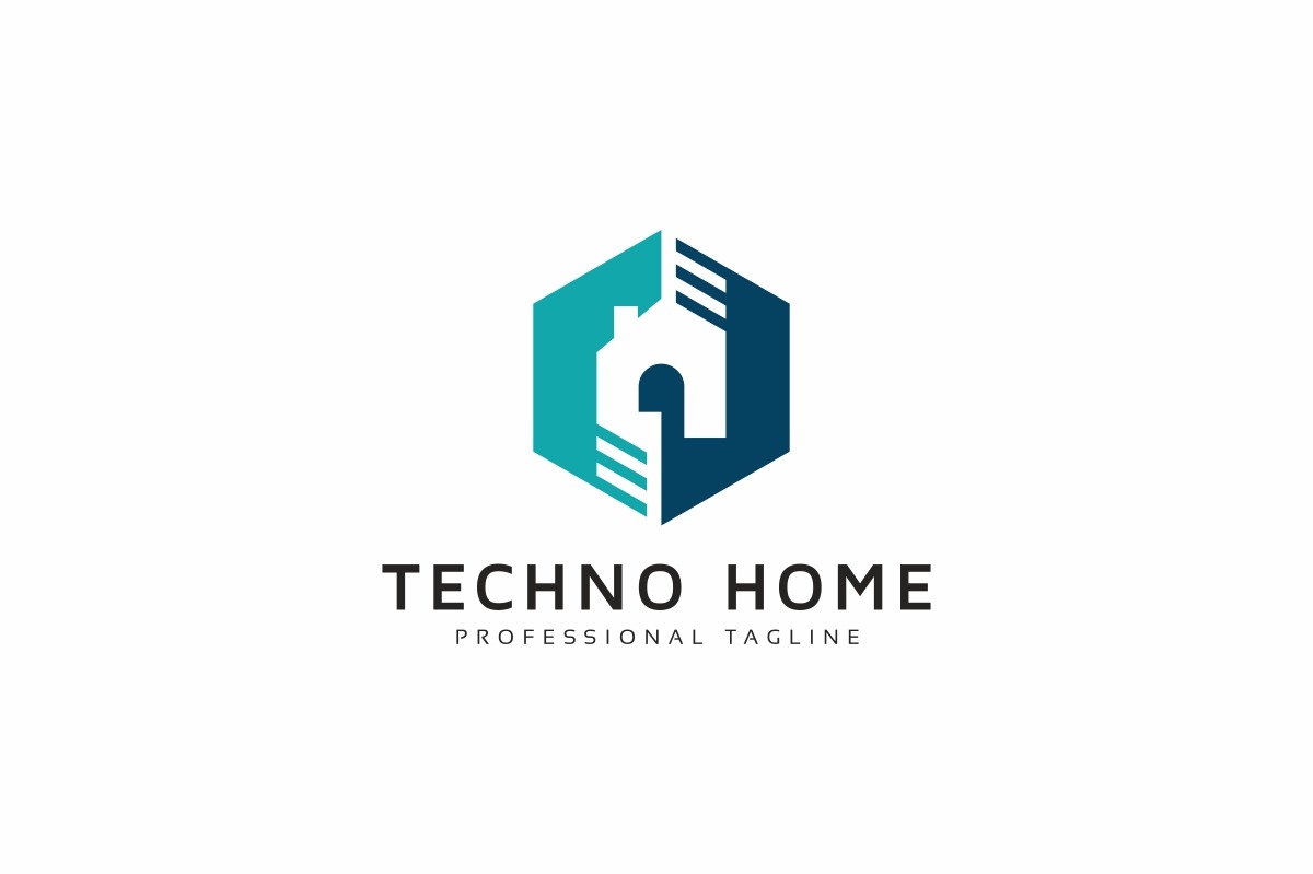 Technology Home Logo Template #183781 - TemplateMonster