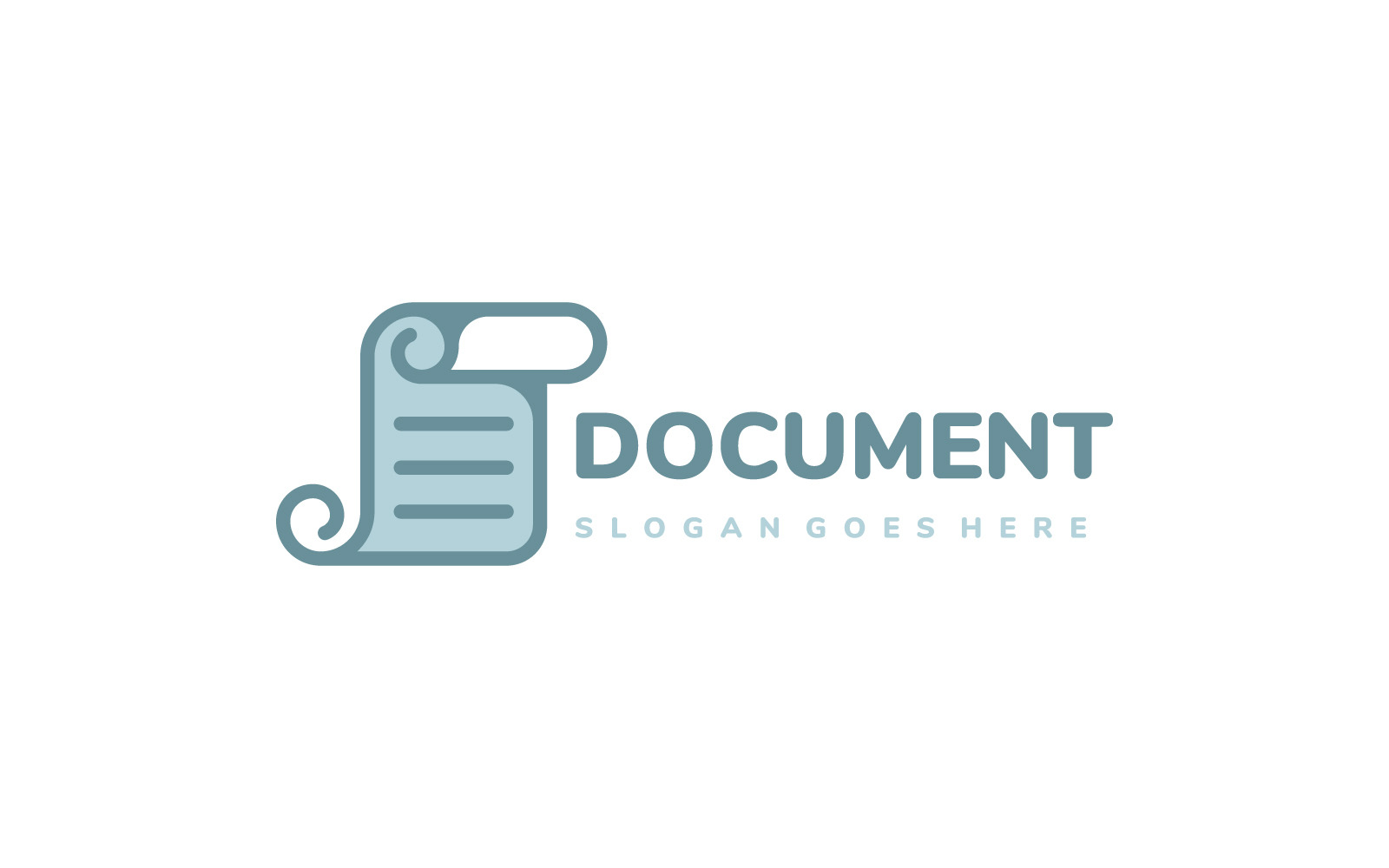 Document Paper Logo Template #184795 - TemplateMonster