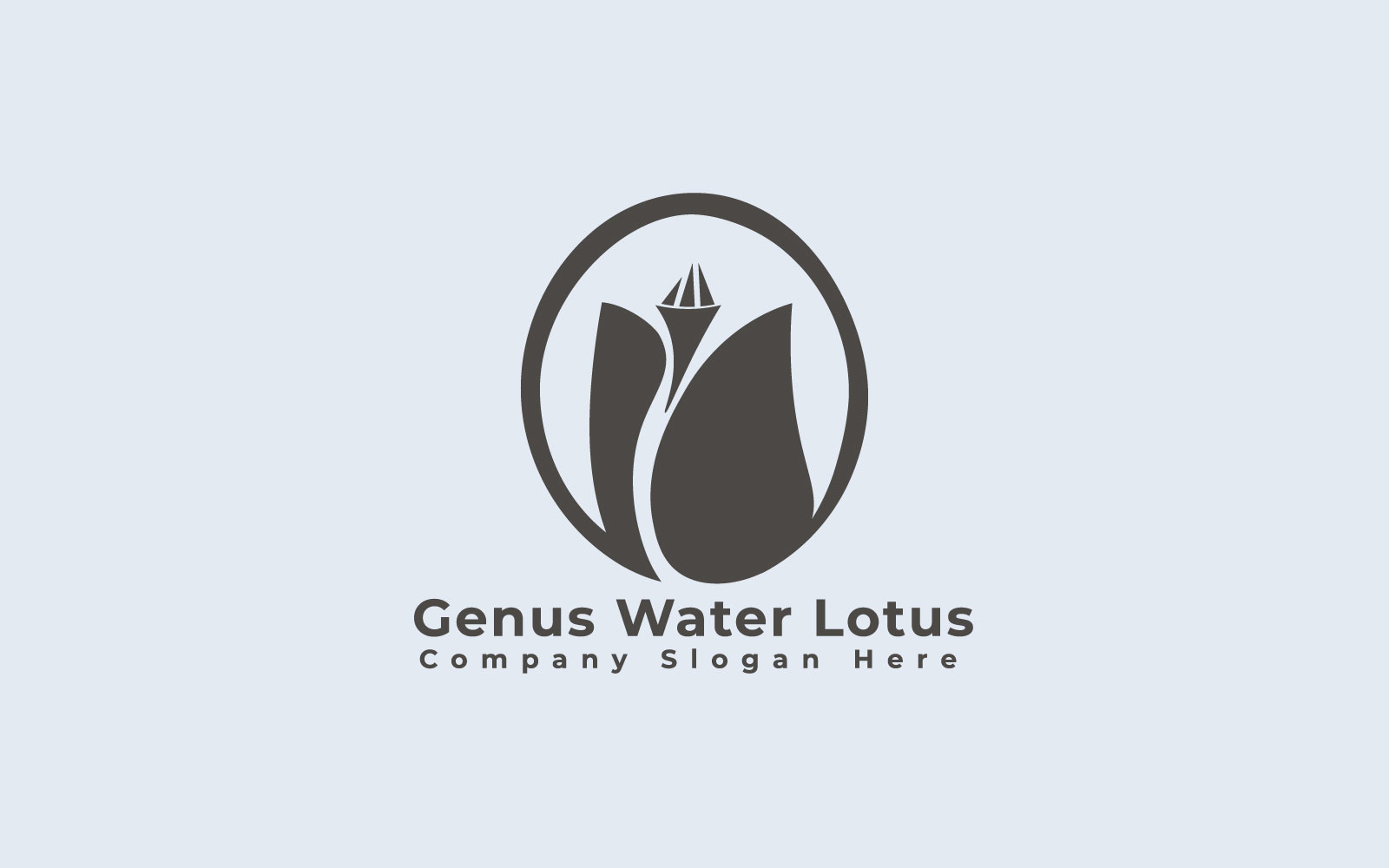 Genus Water Lotus Logo Template #184803 - TemplateMonster